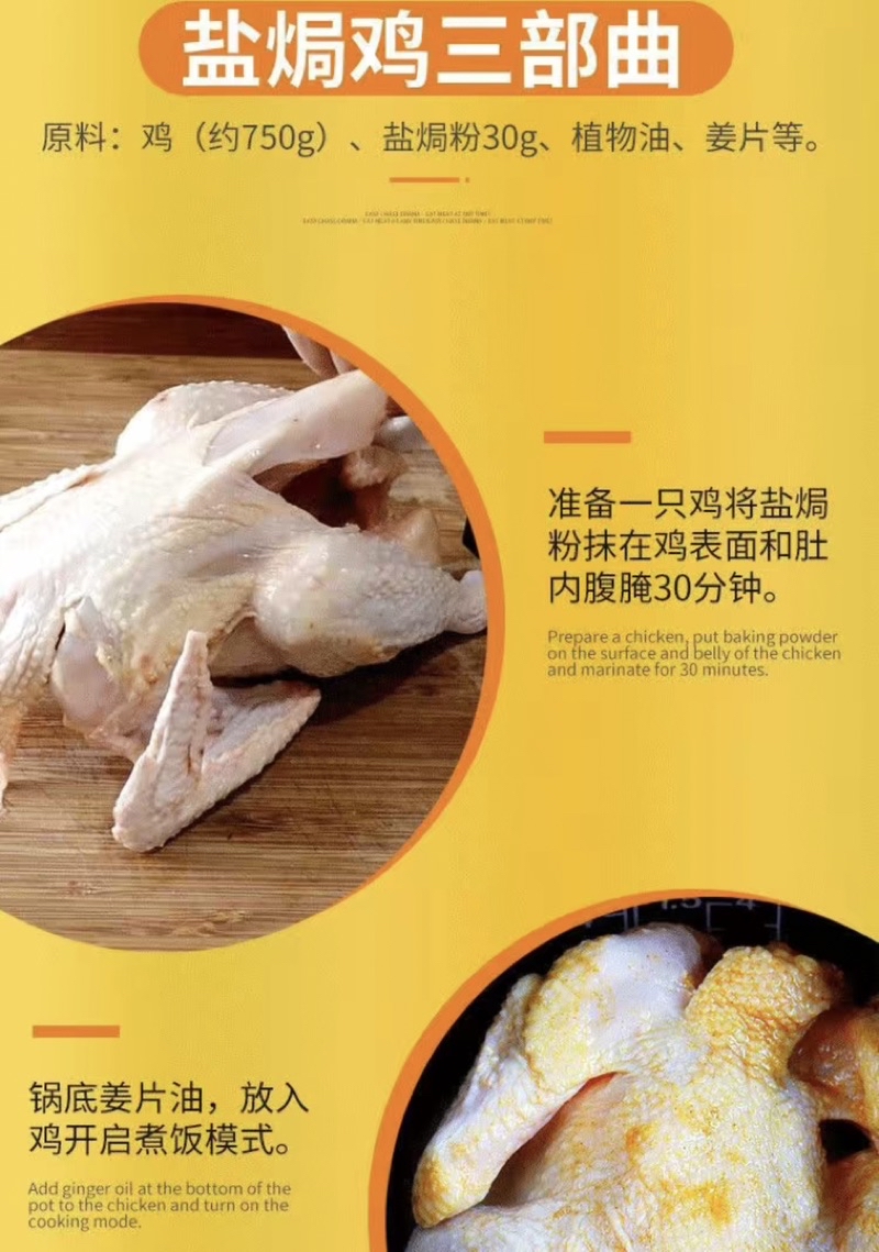 鹽焗雞粉 Salt Baked Chicken Powder Seasoning 140g 鹽焗 雞粉 鹽焗雞 調味 香料 娘炊烟广东 ...