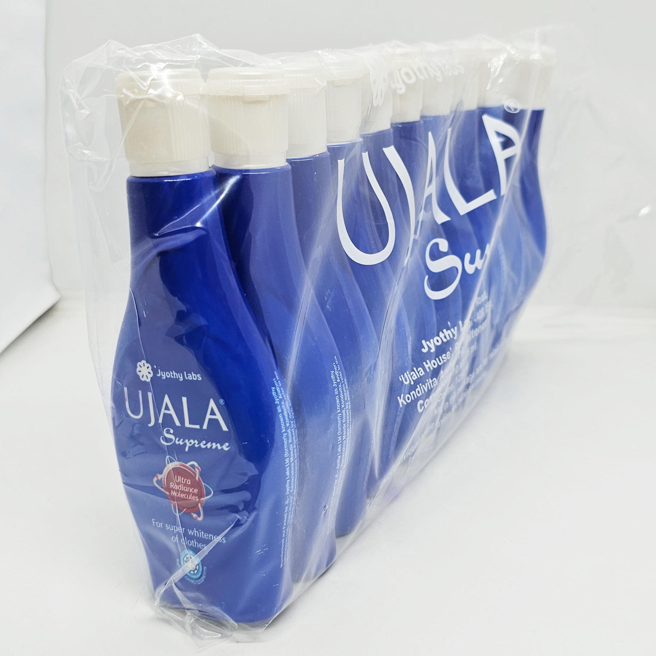 Ujala Supreme Fabric Whitener 125ml x 10 Botol / Nila Baju Putih ...