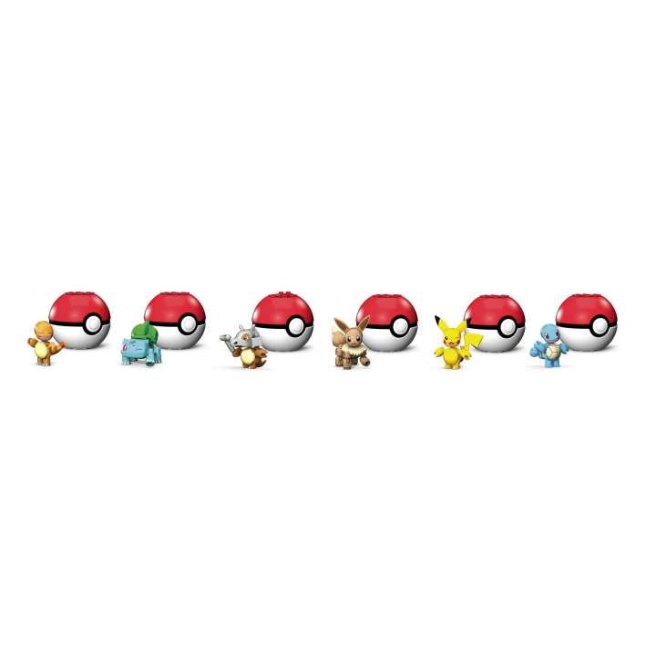 MEGA Pokémon Poké Ball Building Toy Kits With Action Figure For Kids ...