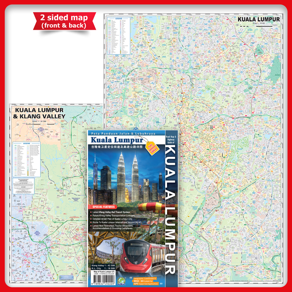 KL MAP | Road Map and Highway Guide of KUALA LUMPUR | Peta Panduan ...
