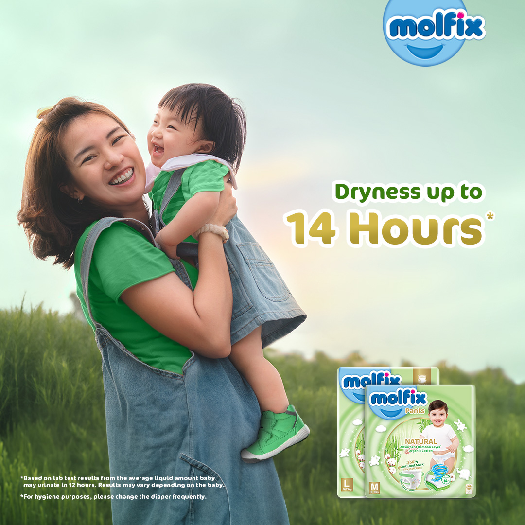 MOLFIX NATURAL PANTS DIAPERS - 1 PACK | Shopee Singapore