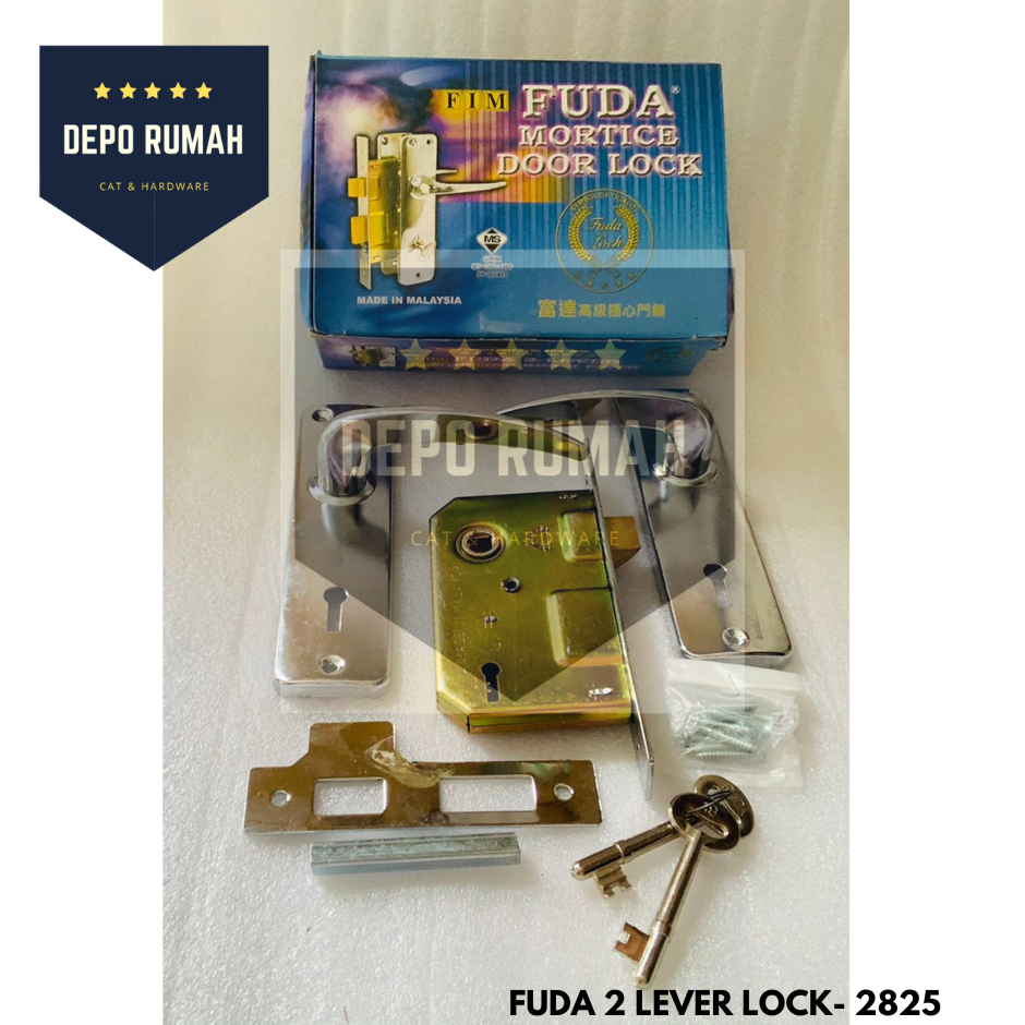 FUDA 2-LEVEL & 3-LEVEL MORTICE DOOR LOCK MORTISE DOOR LEVEL HANDLE LOCK ...