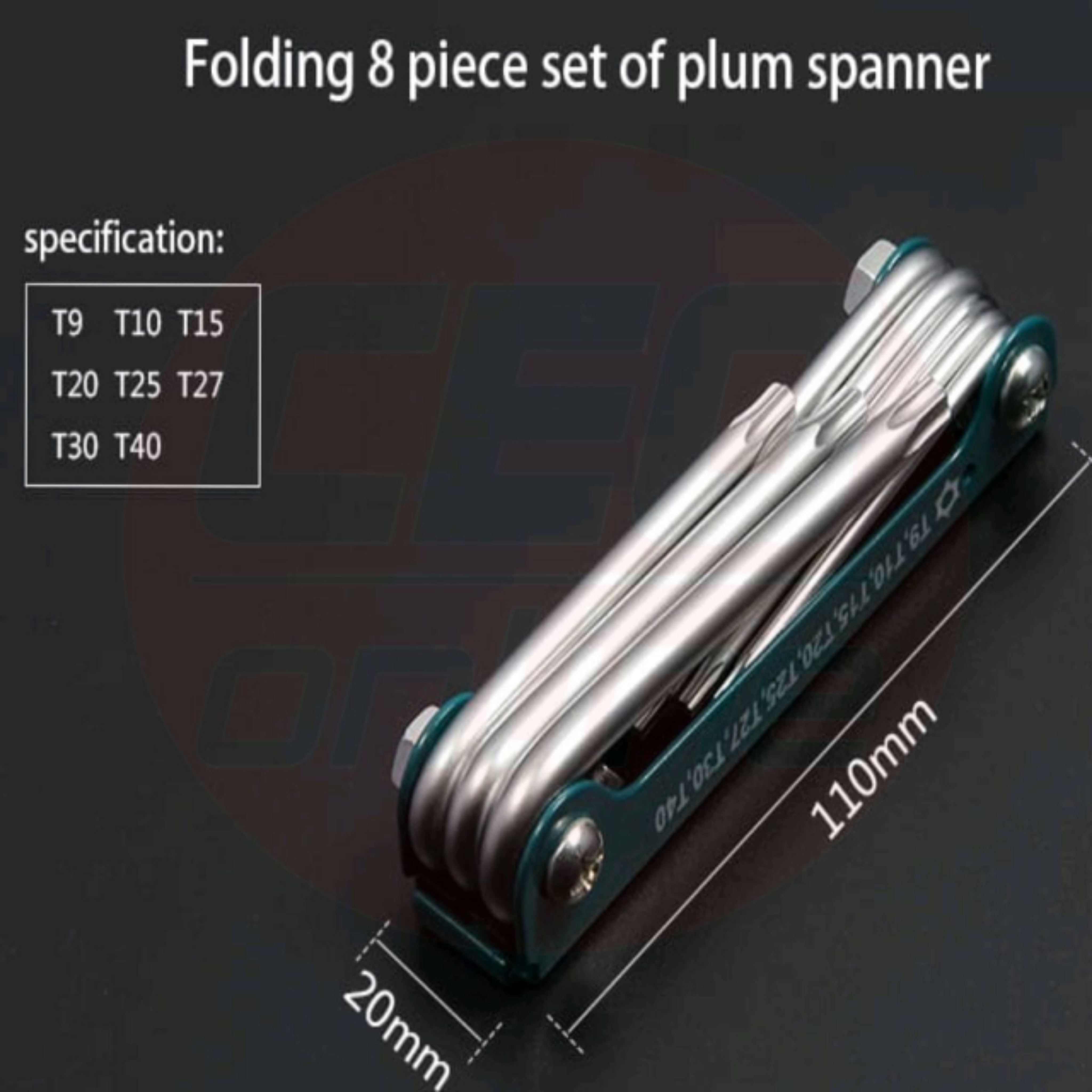 CEO Allen Key HEX TORX STAR FOLDING ALLEN KEY Spanner Allen Wrench Set ...