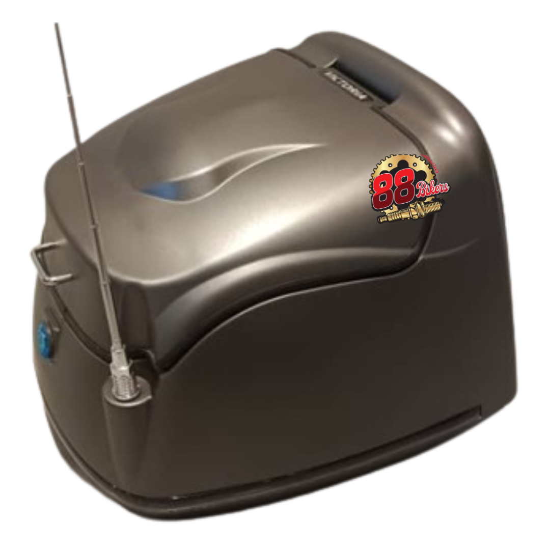 Universal Scooter Motorcycle 38L Vespa Royal Alloy Scomadi Top Box Moto ...