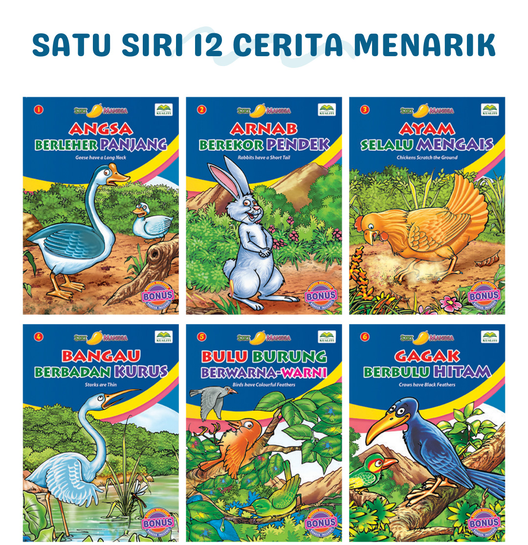 Mango Series Animal Story Collection Preschool Children's Story Book ...