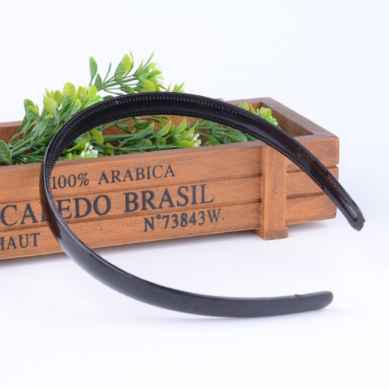 Simple Hitam Cekak Rambut Black Headband Hair Bands Ikat Rambut Kemas ...