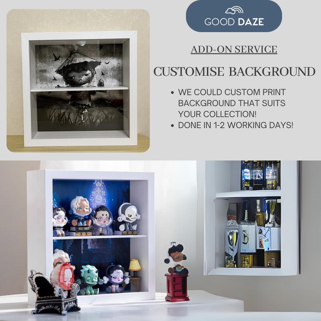 GOOD DAZE Popmart Display Box Frame Box Toy Display Storage Box Cabinet ...
