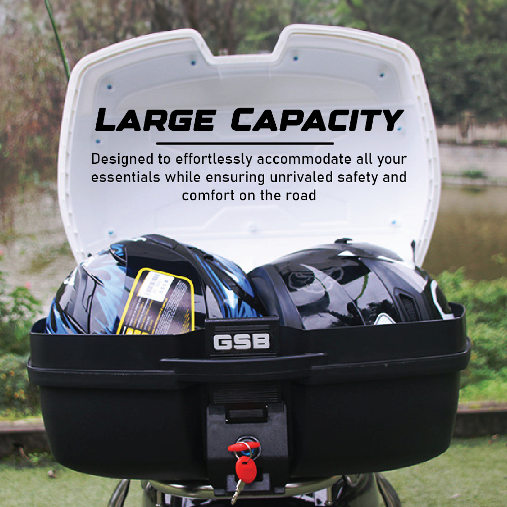 GSB Box Motor Box Motorcycle Givi Top helmet Box Trunk 47L motorcycle ...