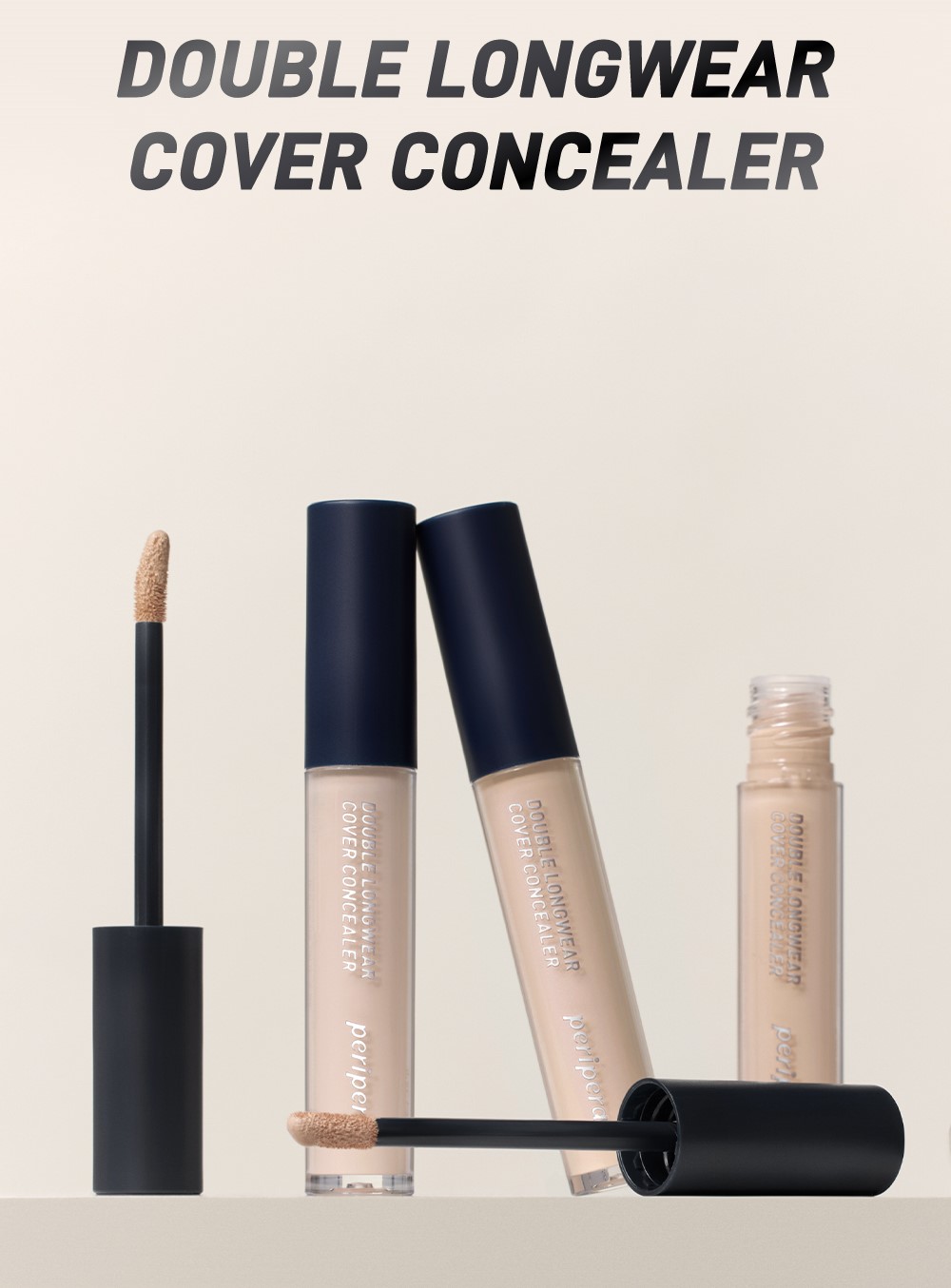 PERIPERA Double Longwear Cover Concealer - 5 Shades to Choose | Shopee ...