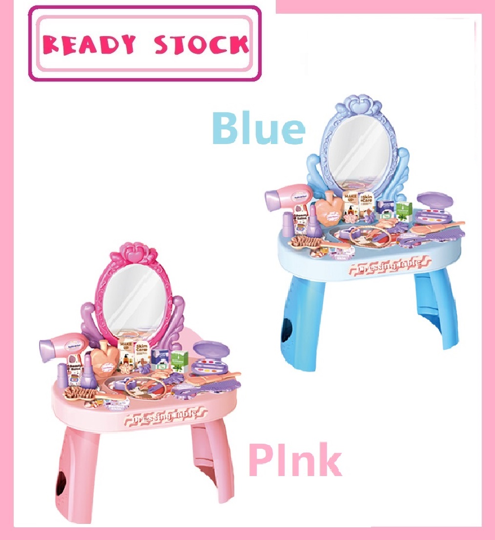 Princess Makeup Dressing Table Toy Play Set For Kid Pretend Play Toy ...