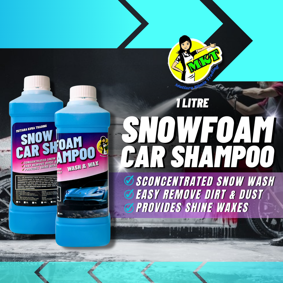 MKT Wash and Wax Nano Car Shampoo foam Sabun kereta Car wash shampoo ...