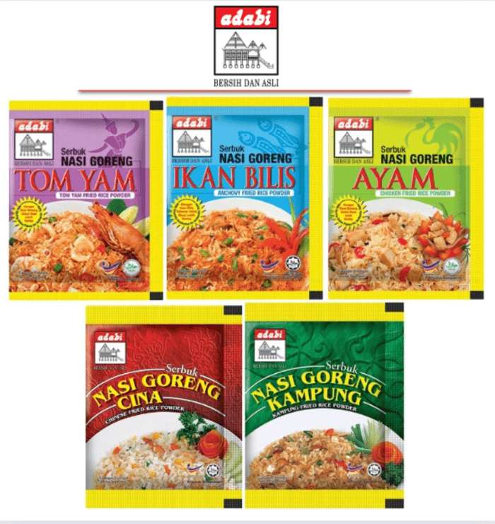 Adabi Pes 17g Instant Fried Rice Powder - NG China | Ng Tom Yam | Ng ...