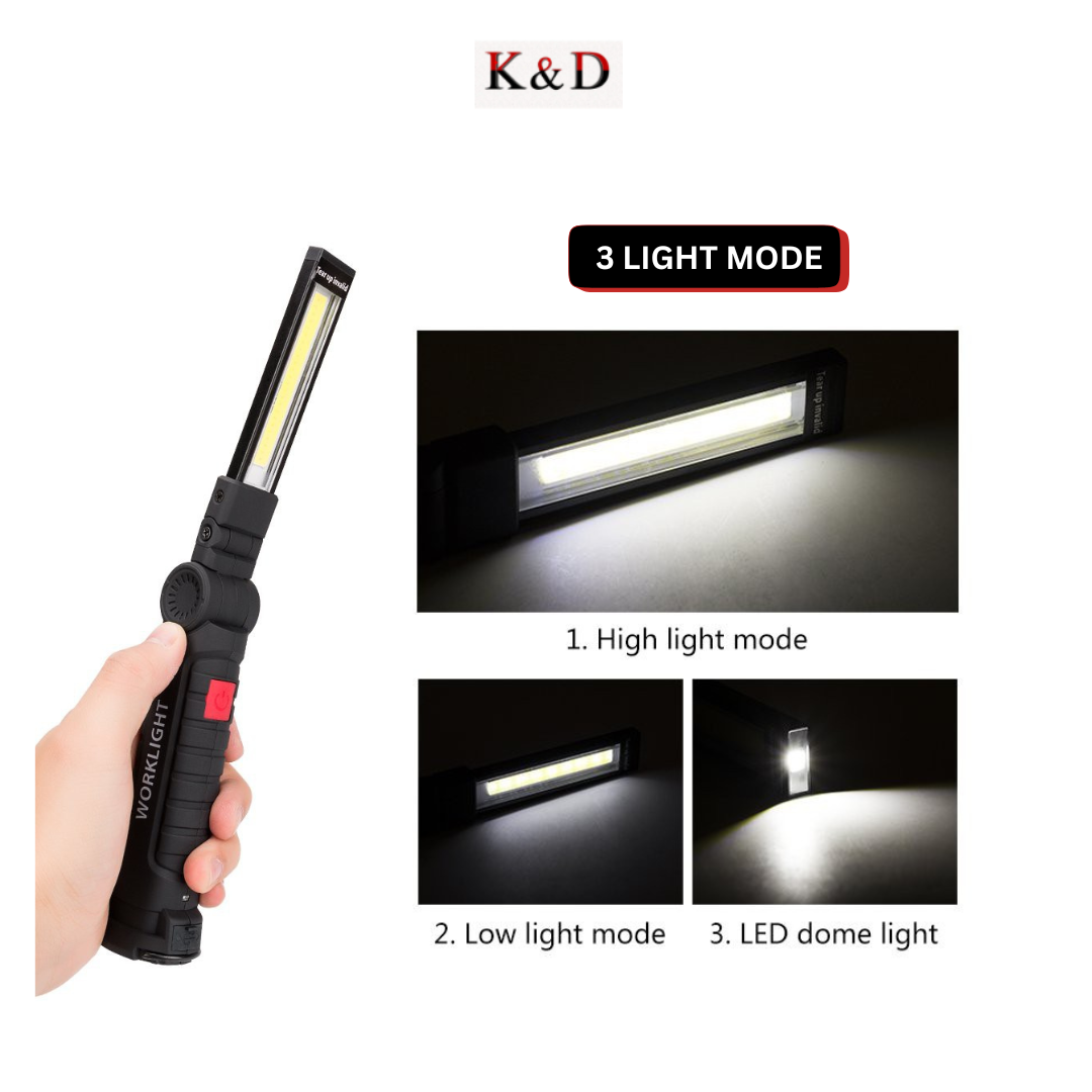 Emergency Light Work light LED Portable Rechargeable Inspection Light ...