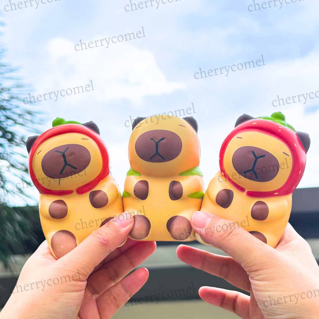 Capybara Memory Foam Squishy with Peach Smell Fidget Toy Anti-Stress ...
