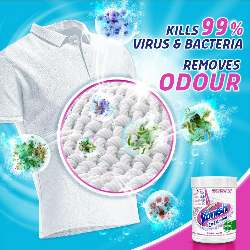 Vanish Fabric Stain Remover Powder Tub 900g | Shopee Singapore