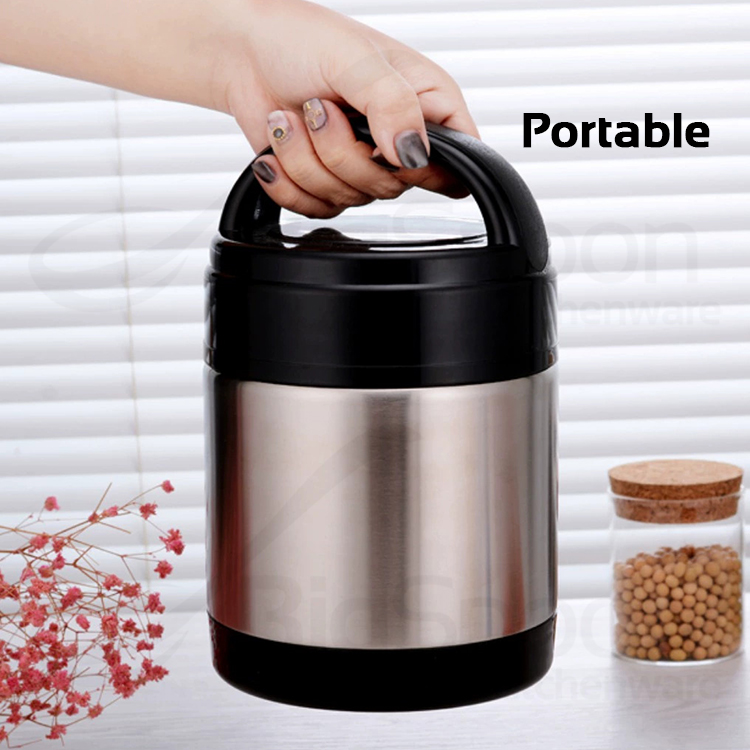 BIGSPOON Thermos Food Container Stainless Steel |Insulated Lunch Box ...