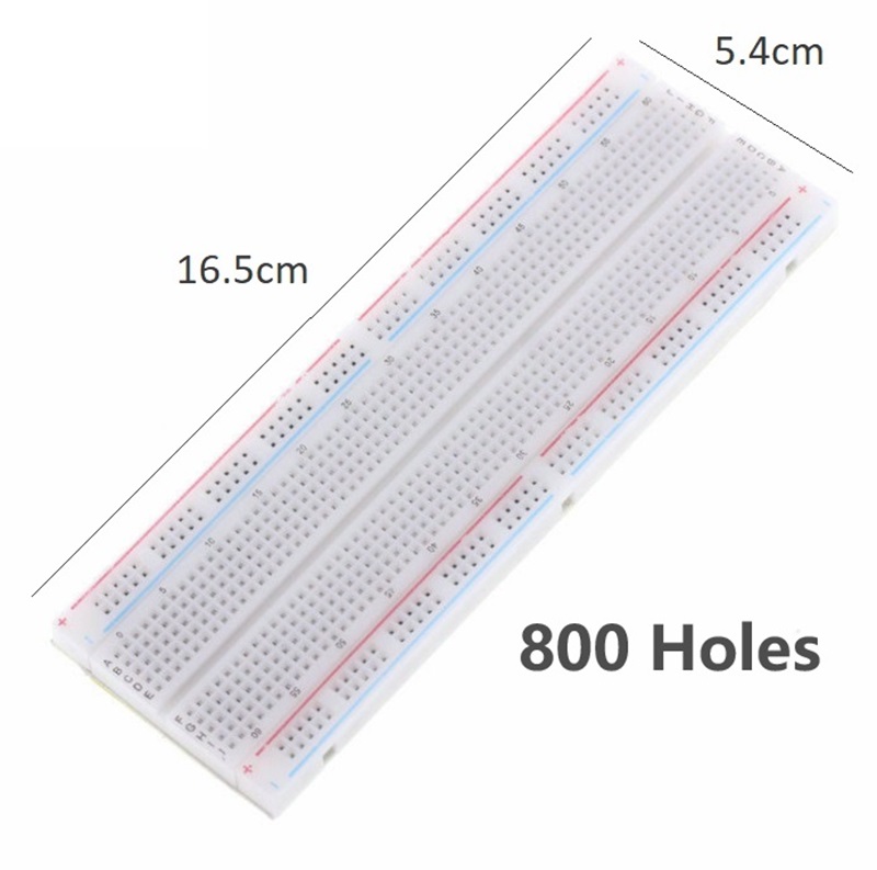 MB102 Breadboard 830 Holes MB-102 Solderless Jumper Arduino Raspberry Pi DIY Project | Shopee ...