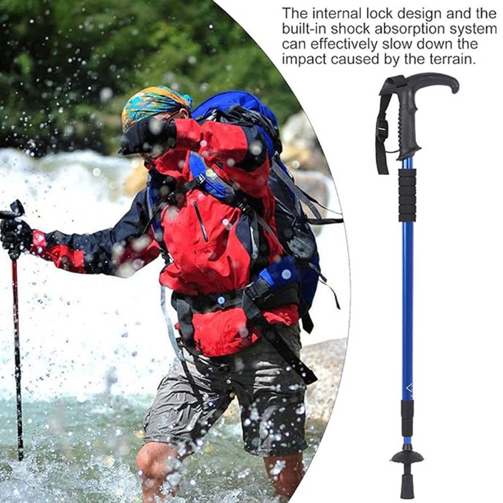 Outdoor Light Weight Trekking Pole Anti-Shock Aluminium Hiking Poles ...