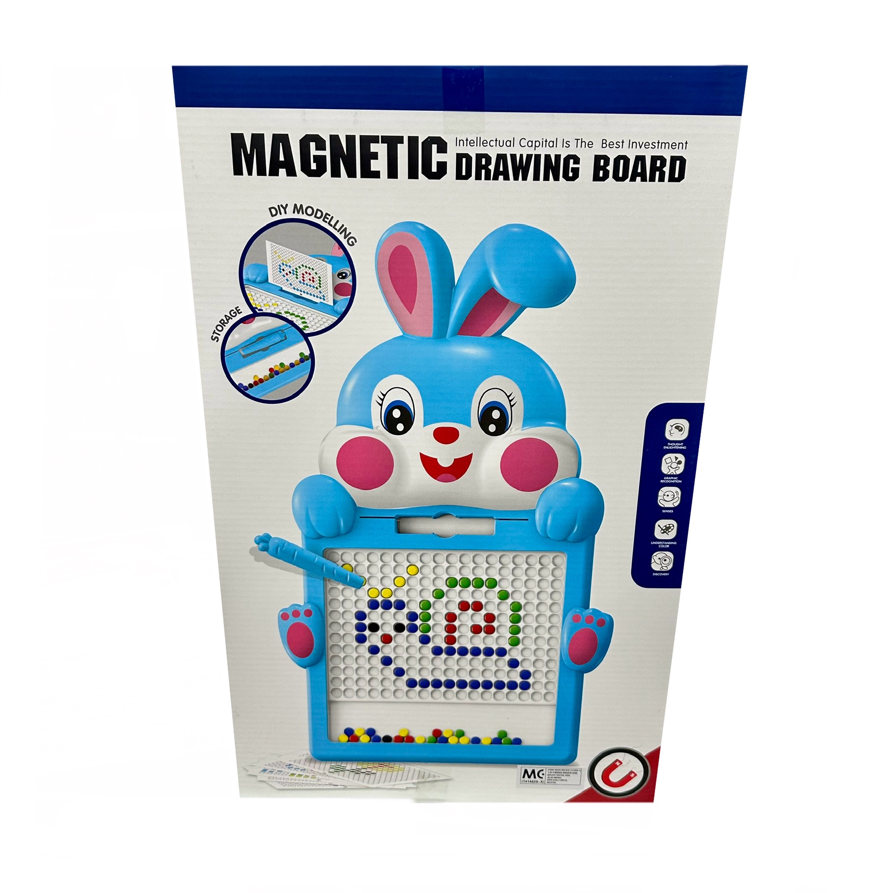 Magnetic Drawing Board GAMES DIY Modelling Include card papan magnet ...