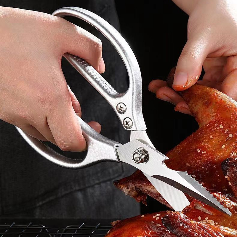HEAVY DUTY 》 SK5 Japan Kitchen Scissors Multifunction Fish Chicken Bone ...