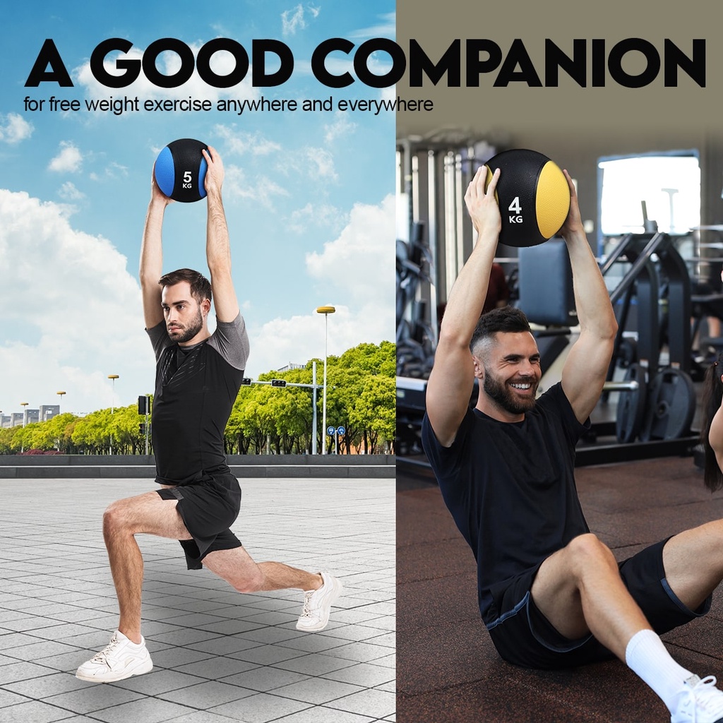 3H [1KG–6KG] Bola Perubatan Senaman | Exercise Medicine Ball | Bola ...