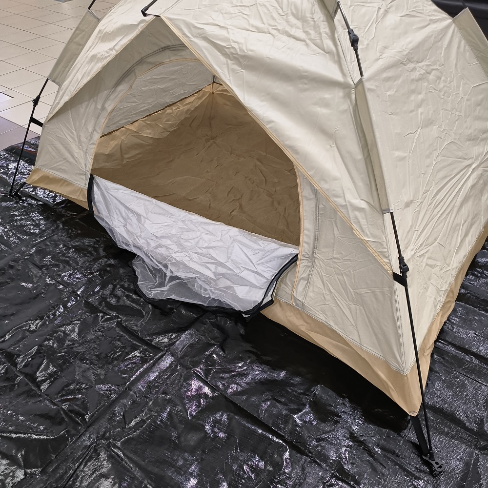 SDO Groundsheet Black Gred A Canvas Alas Khemah Tebal | Shopee Singapore