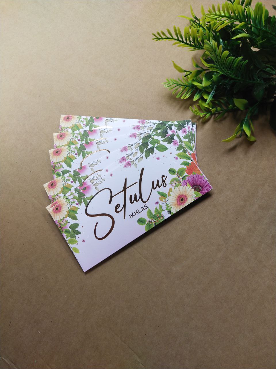 Sampul Raya EXCLUSIVE | Setulus Ikhlas Gold Effect Wording | 1 PAKET 6 ...