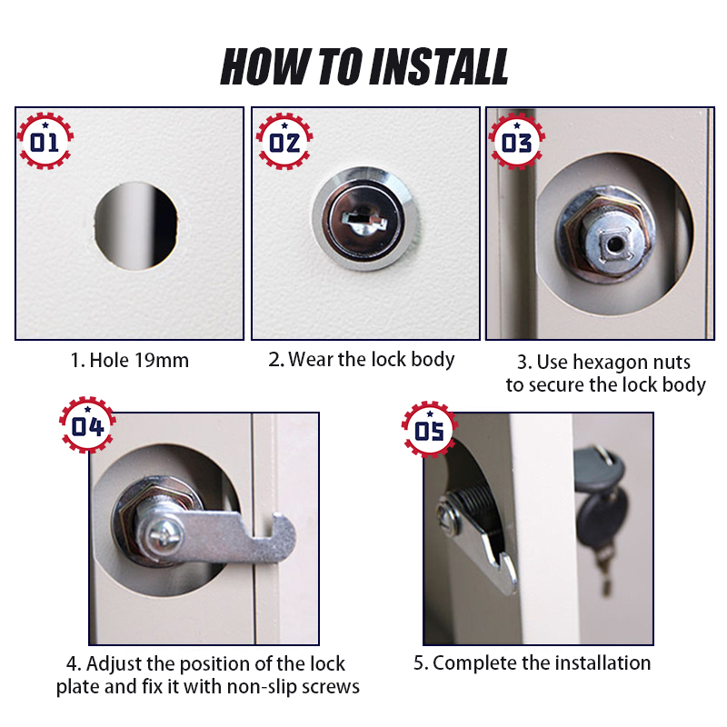 Universal Lock Mailbox Lock Kunci Drawer Lock Filing Cabinet Lock Locker Lock Filing Cabinet ...