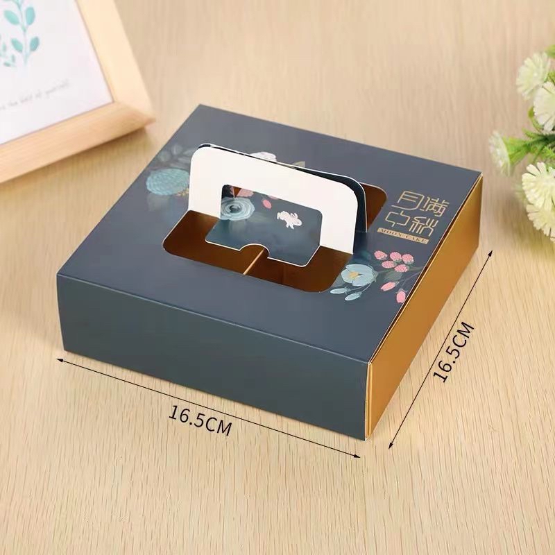 Mooncake Box 4 holes 10pcs/Box Box/Box Cake/Dessert-Mouth Wash Box ...