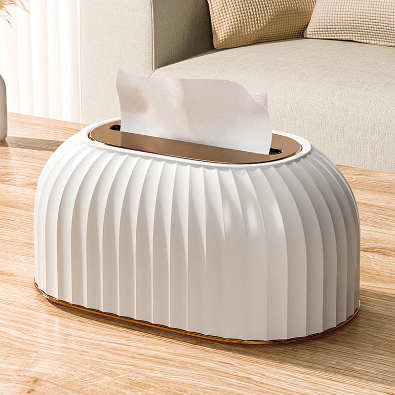 SEAMLESS PULL Wide Mouth Spring Loaded Tissue Box Luxury Premier Toilet ...