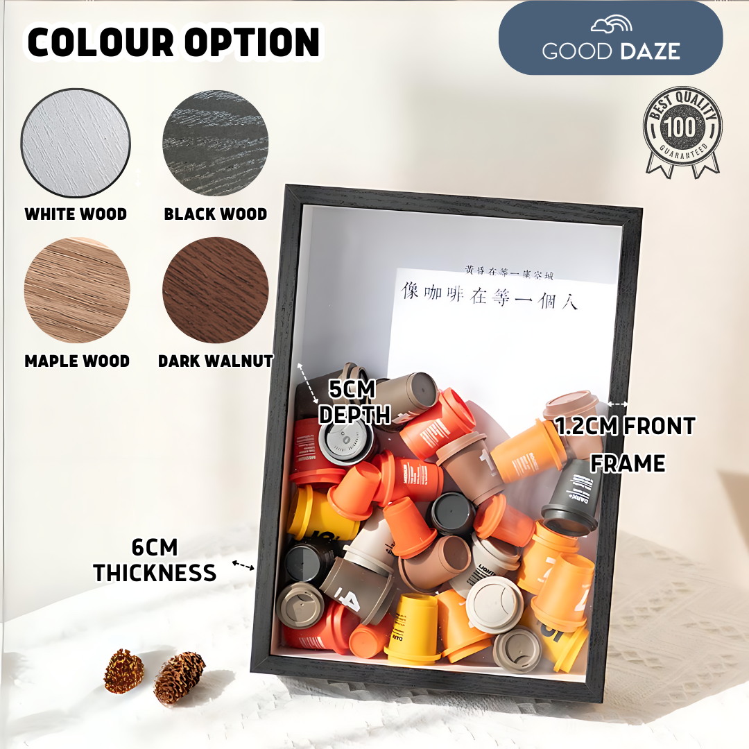 GOOD DAZE 5cm 3D Hollow Art Flower Frame Duit Hantaran Box Rose Frame ...