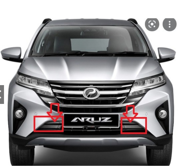 PERODUA ARUZ FRONT BUMPER TOWING COVER CAP /BUMPER LOWER COVER NEW ...