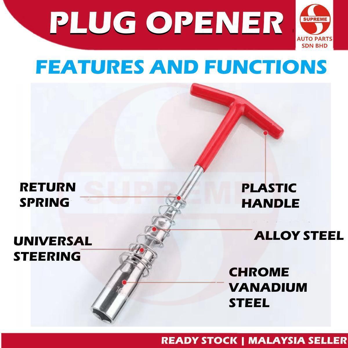 S2U Spark Plug Opener Removal Tool Universal T-Handle Honda Nissan ...