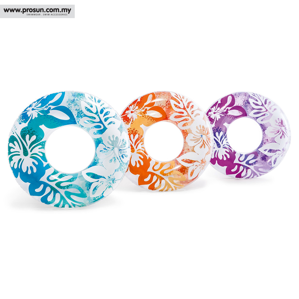 Prosun Intex Clear Color Tube 91-cm / 36-Inches Inflatable Swim Ring ...