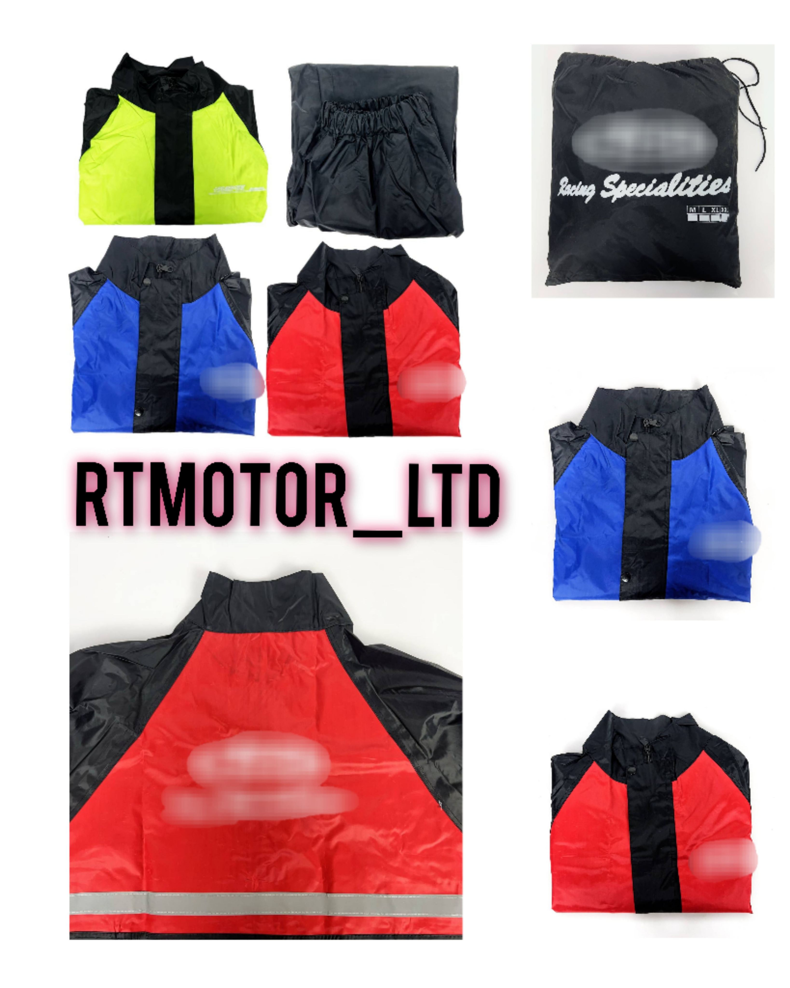 RACING SPECIALIST RAINCOAT BAJU HUJAN RAINCOATS WATERPROOF MOTOR ...