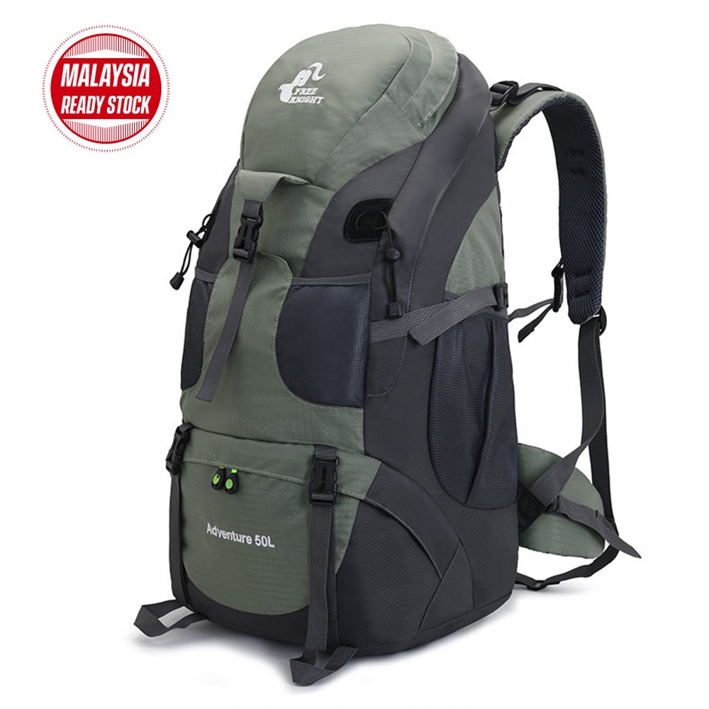 50L Beg Hiking Outdoor Travel Backpack Camping Climbing Hiking Backpack ...