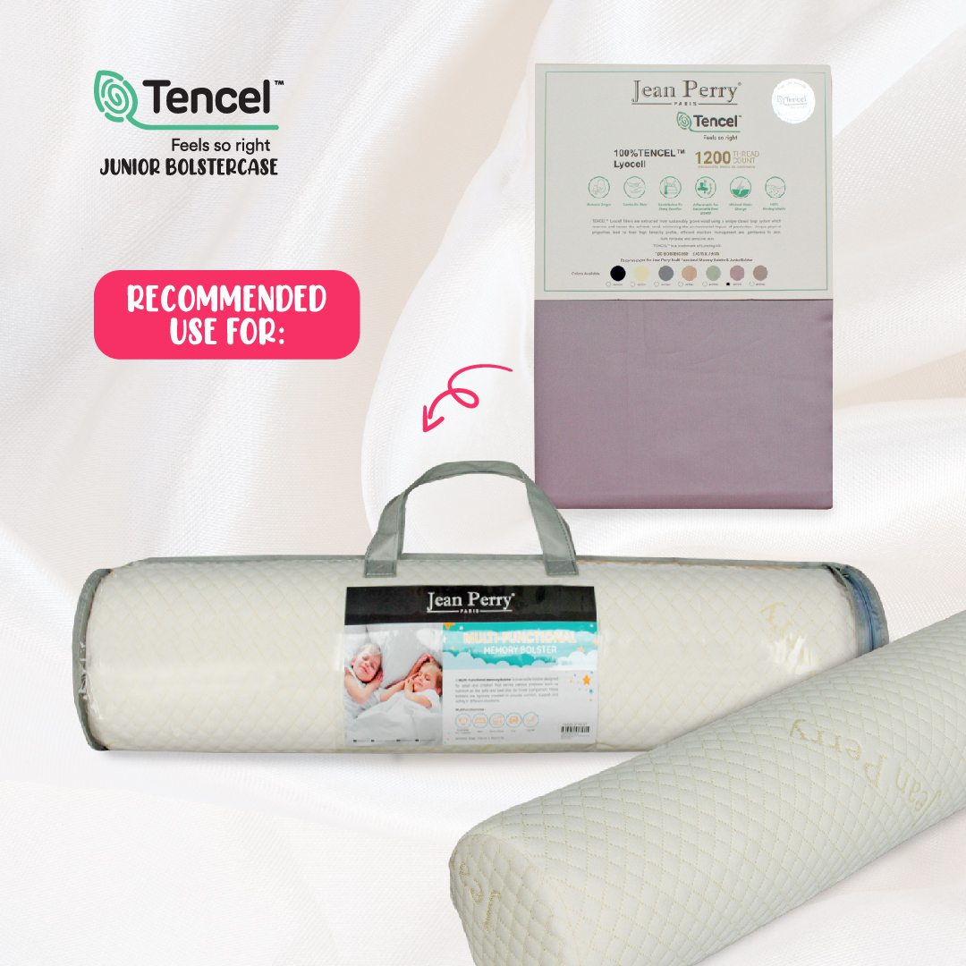 TENCELTM Lyocell - Jean Perry Tencel 1pc Junior Bolstercase (KID'S size) - Tencel 1200TC ...