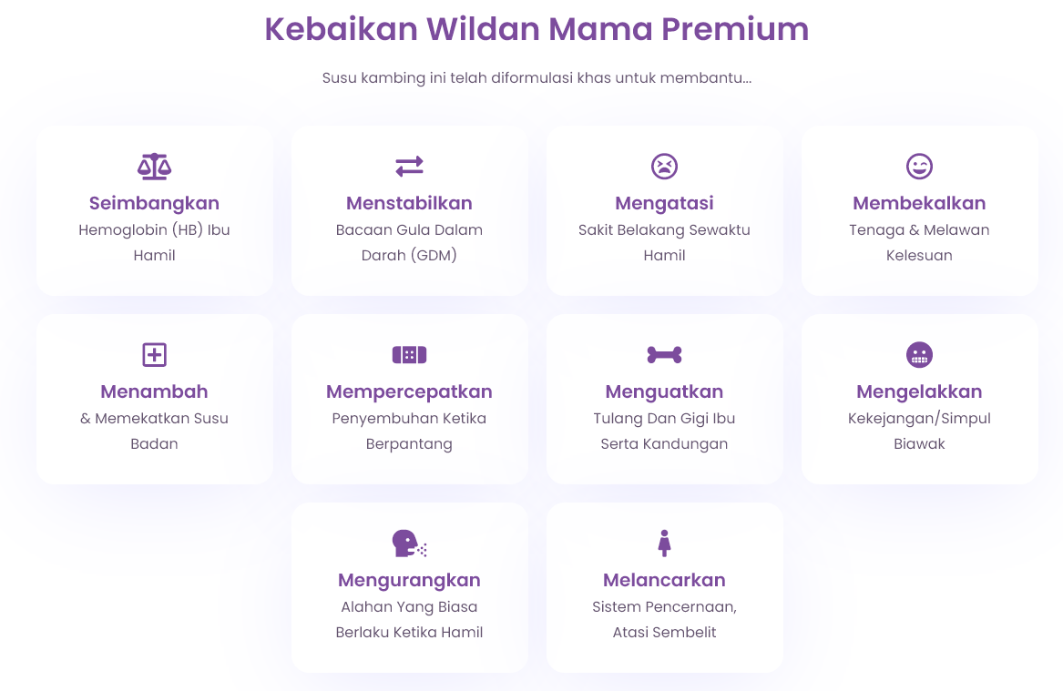 [BUY 2 FREE SHAKER] WILDAN MAMA PREMIUM Pregnant mother's milk control ...