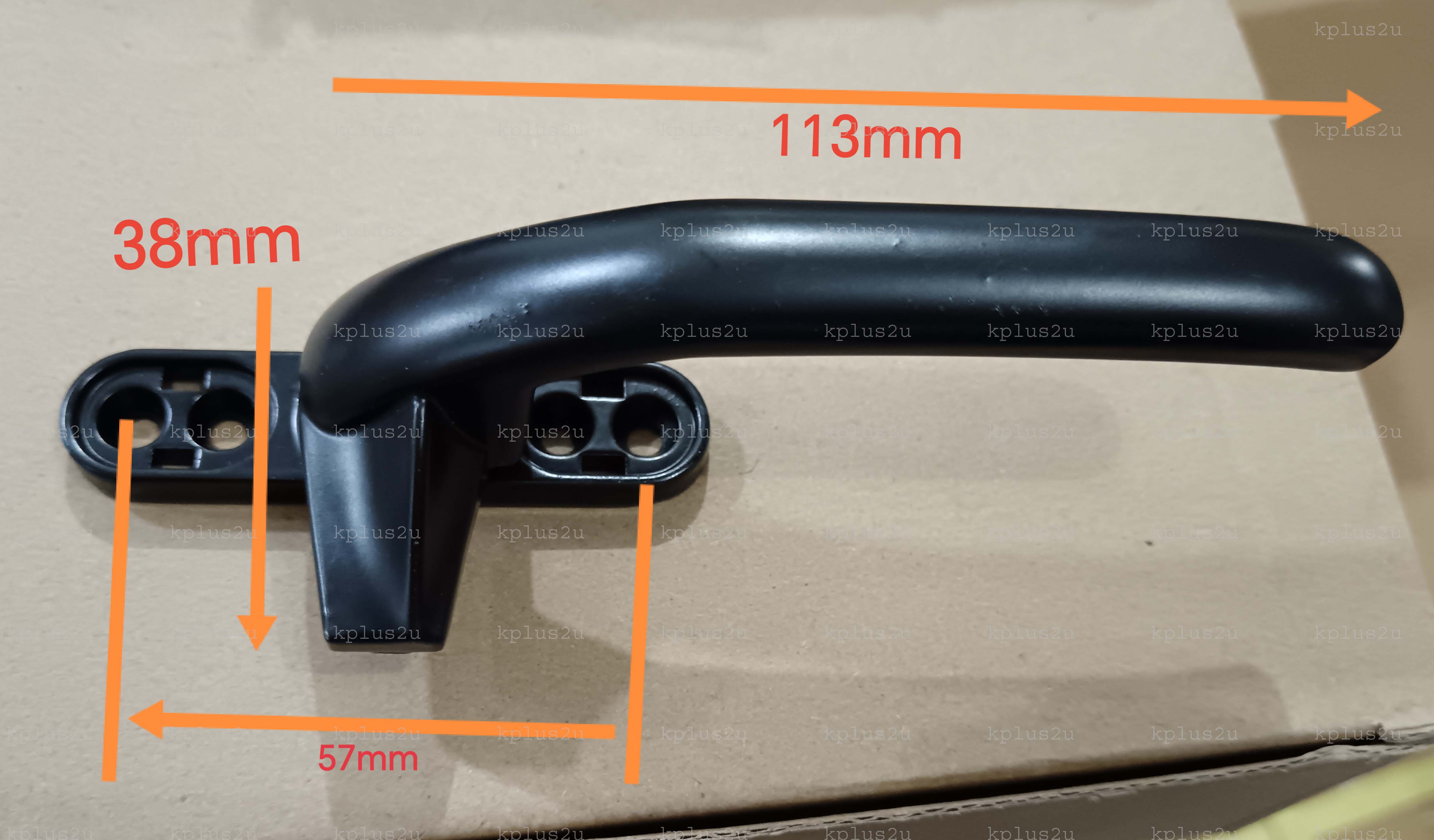 Casement Window Handle M4 Solid Aluminum WIndow Handle Handel Tingkap ...