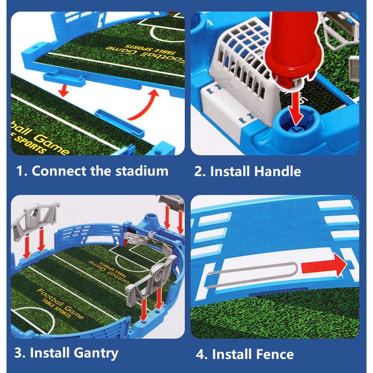 Mini Table Top Football Game Set Desktop Soccer Indoor For Kids Family ...