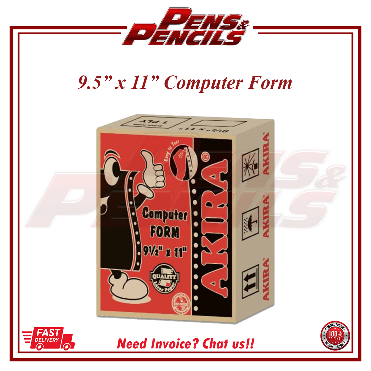 Computer Form NCR Paper 9.5'' X 11'' / A4 - 1Ply 2Ply 3Ply 4Ply / 300 ...