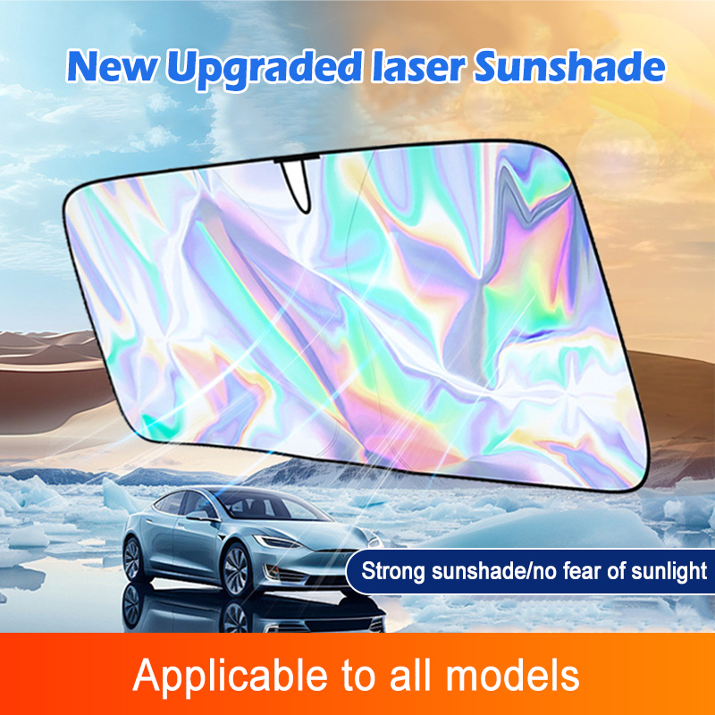 SUPER Summer New Style Car Sunshade Foldable Front Sunscreen front ...