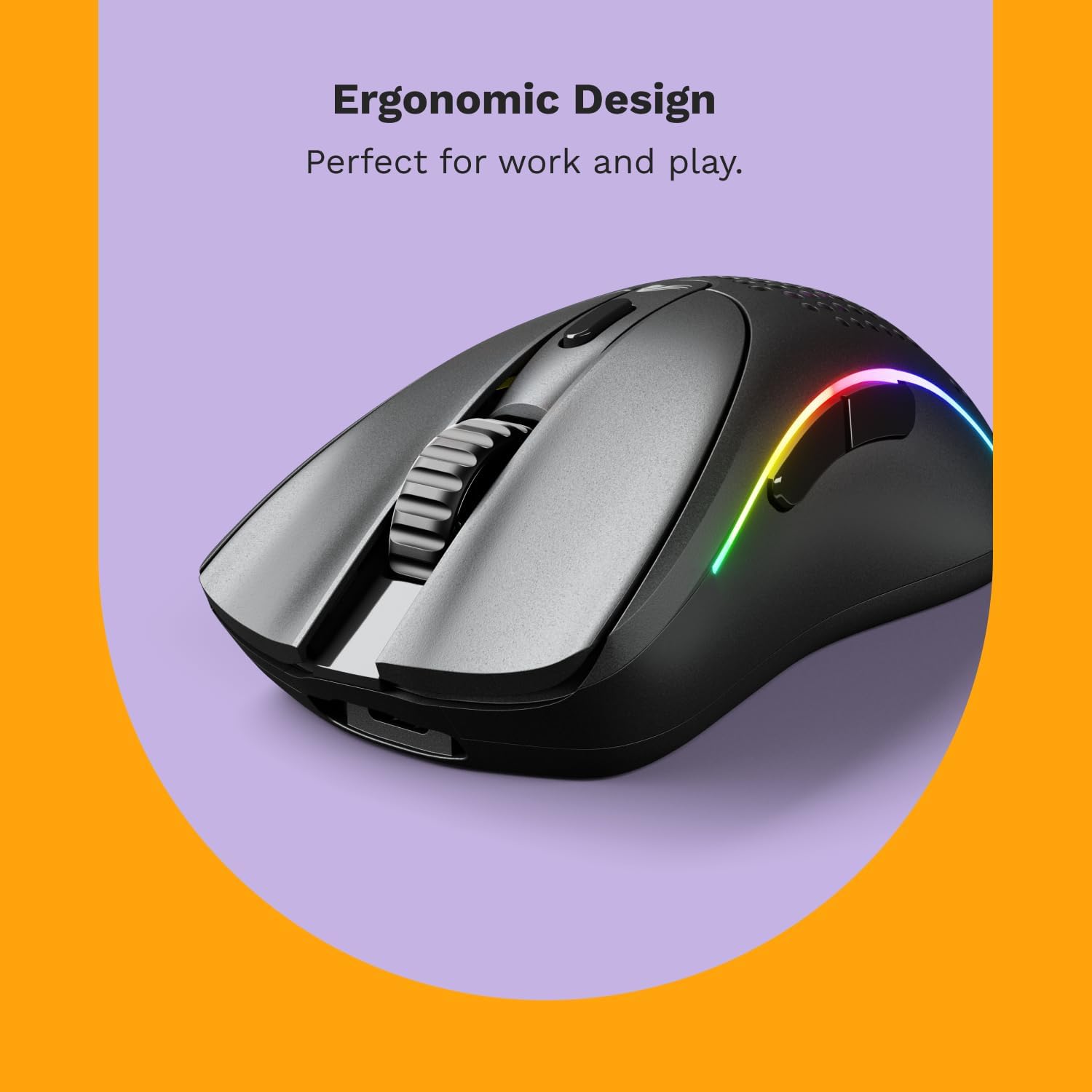 GLORIOUS Model D 2 Wireless Ergonomic Gaming Mouse - Superlight 66, 26K ...