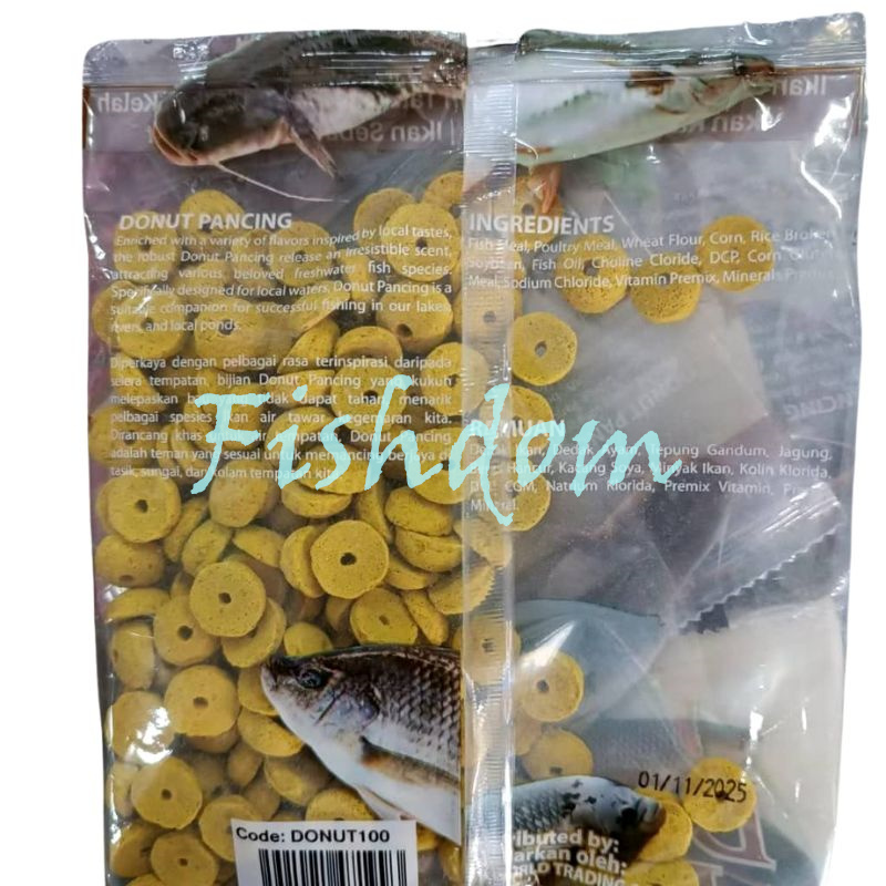 Fishdom RESIPI NEW PAMNCING DONUT FISHING BAIT 100G FISH STICKS FRESH ...