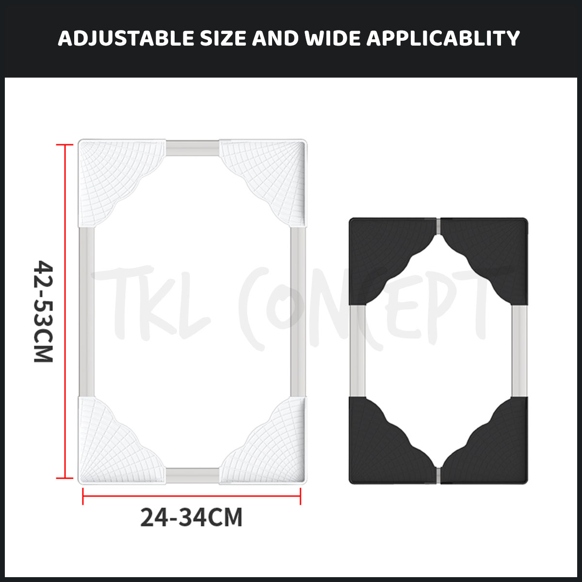 【TKL】Adjustable CPU Stand Wheel Roda 360 Rotating PC Tray Desktop Rack ...