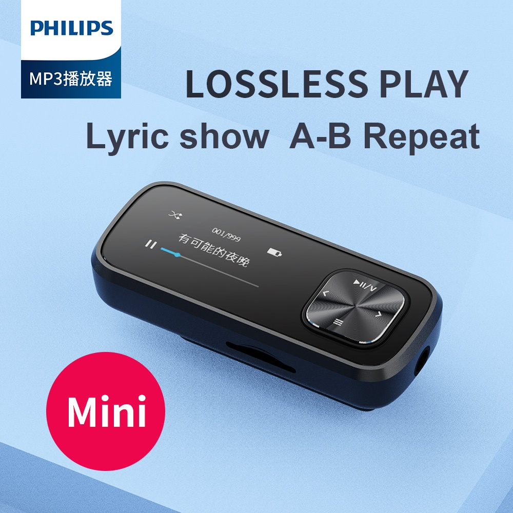 Philips MP3 Music Player SA1102 Sport Design | Portable Mini Mp3 ...