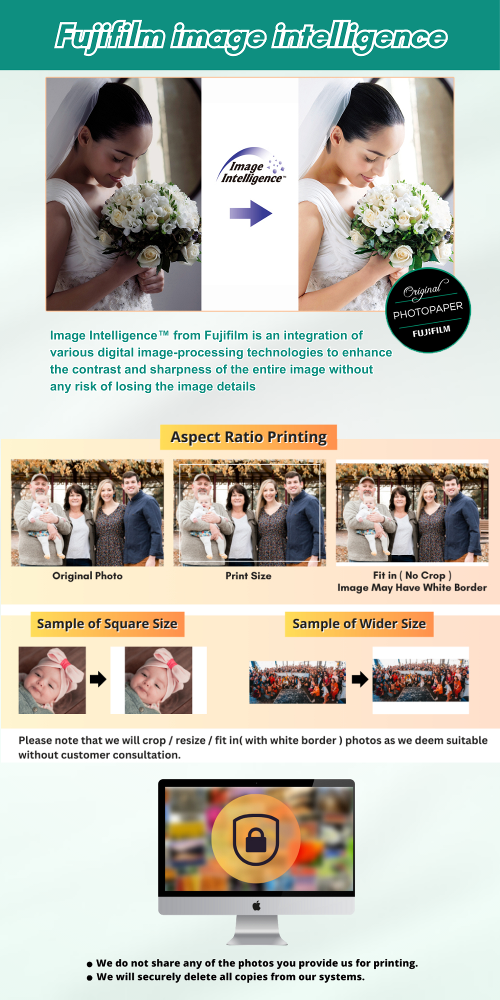 Fujifilm 4R Photo Print,Gambar Print Package 100pcs (Fujifilm Digital ...