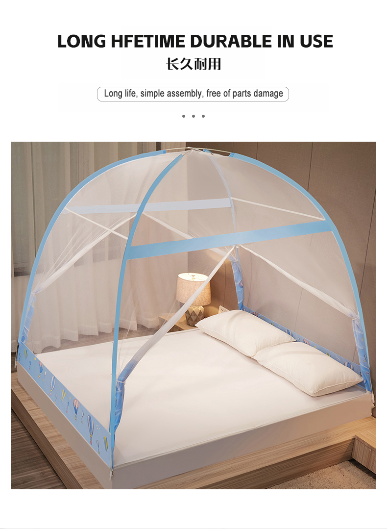 2 Door Mosquito Net Single Mosquito Net/Queen/King Bed mosquito net ...