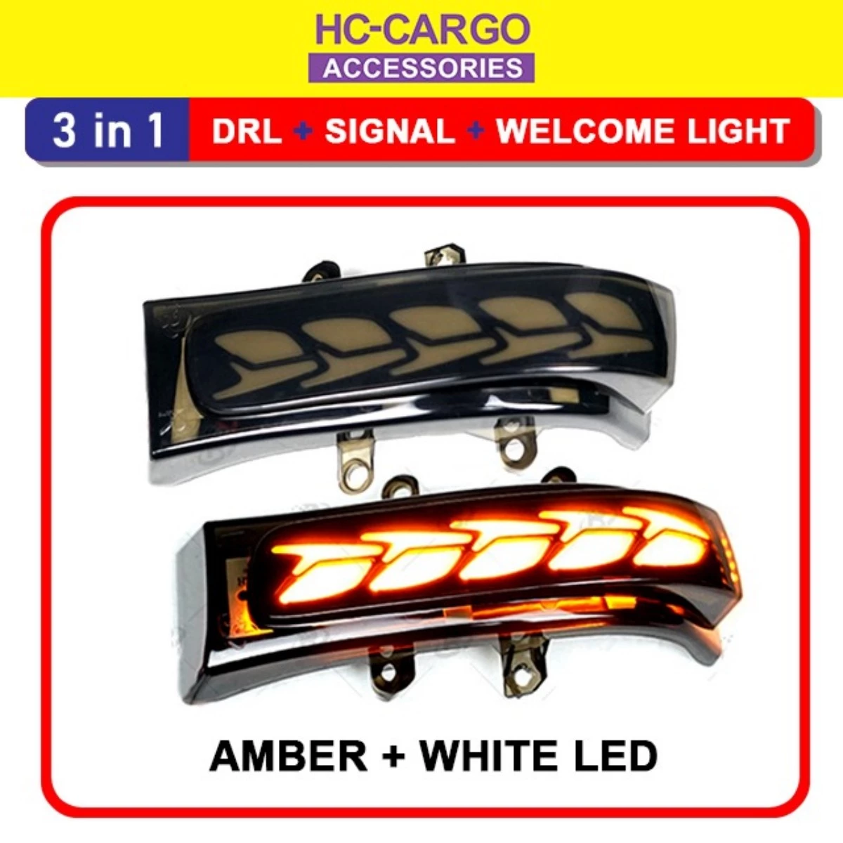 AXIA BEZZA MYVI Car Model Dragon Scale Side Mirror Smoke Led With ...