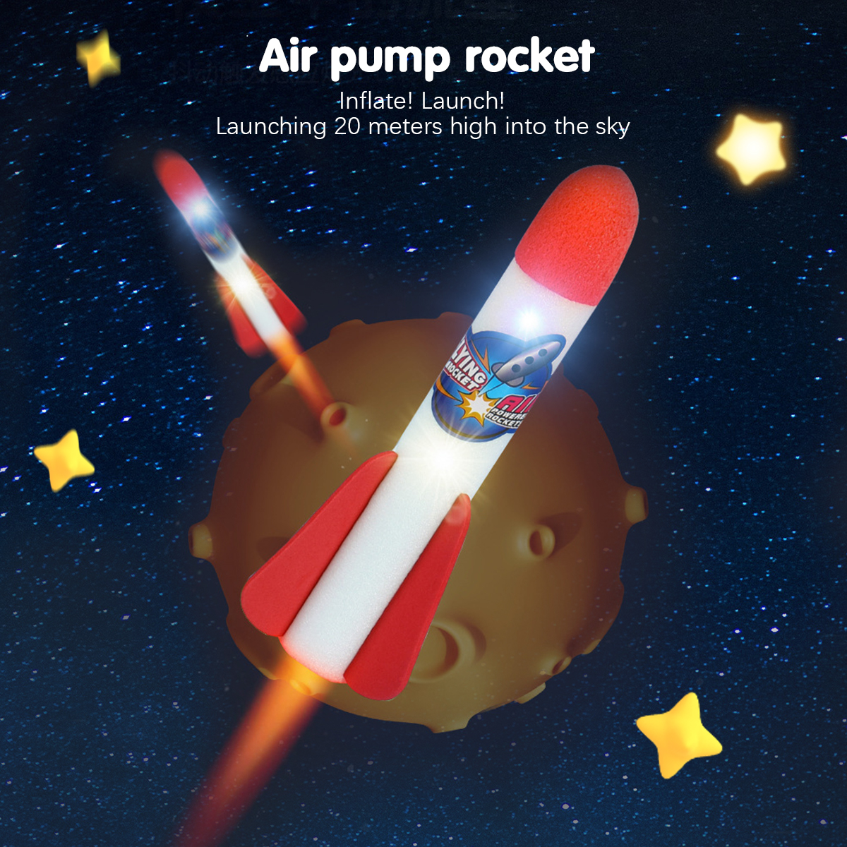 Rocket Toys For Kid Air Rocket Launcher Toys Outdoor Child Play Toy ...